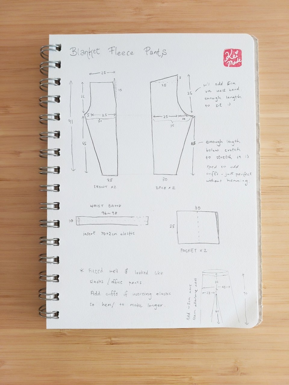 How to sew front pockets on pants (for beginners) - KeiMade Blog - Arts ...