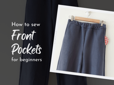 Baggy pants pattern with elastic cuffs and pockets - KeiMade Blog ...