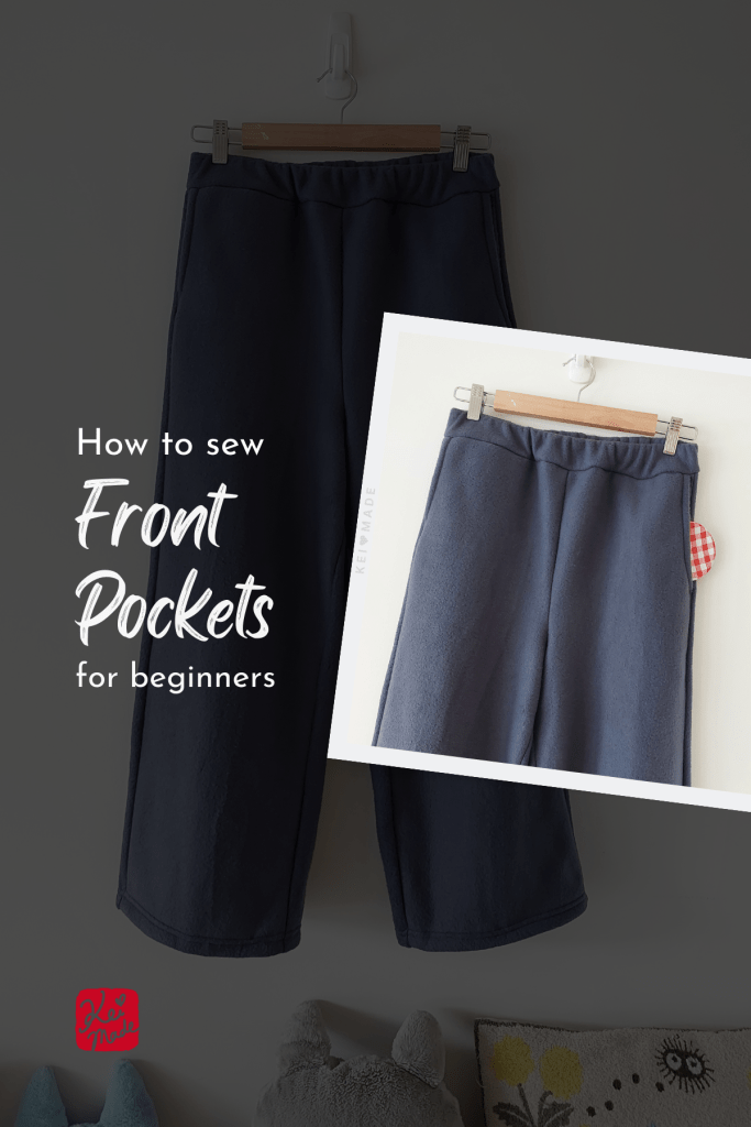 Baggy pants pattern with elastic cuffs and pockets - KeiMade Blog ...