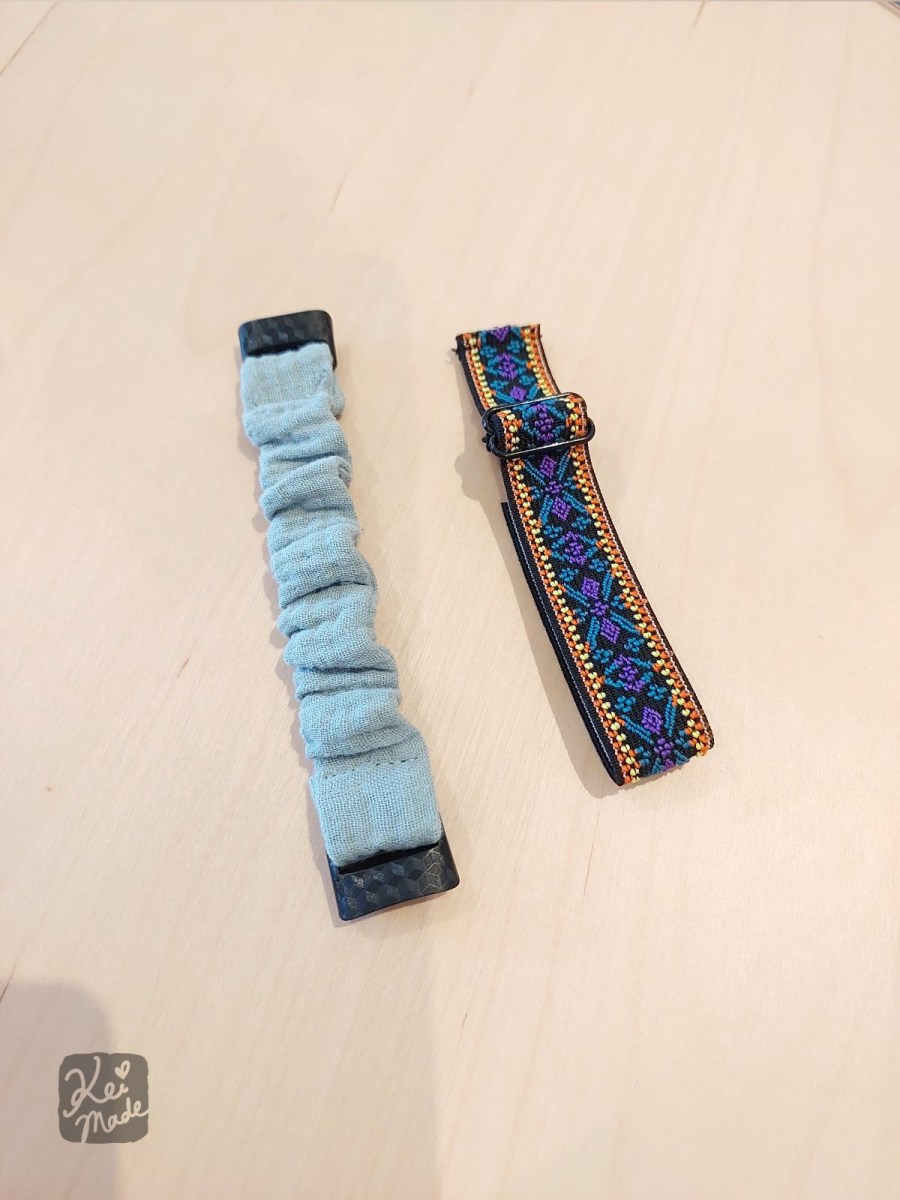 DIY Scrunchie Watch Band: Making the Fitbit... fit. - KeiMade Blog ...