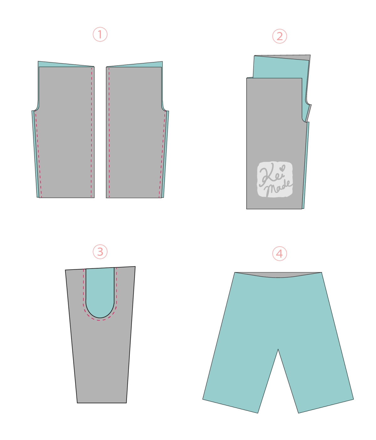 Baggy Pants Sewing Pattern with Elastic Cuffs and Pockets (Free PDF ...