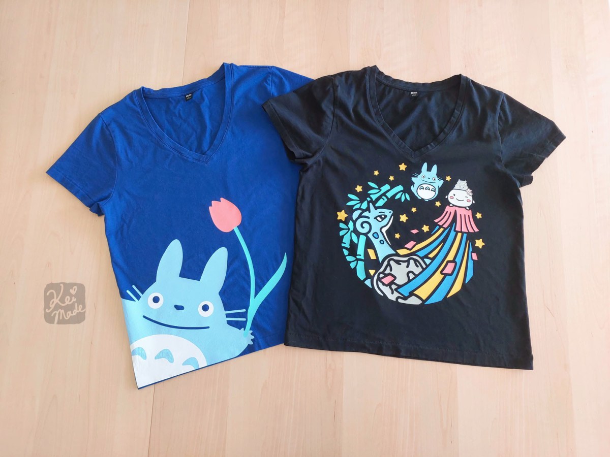 HTV Pokemon & Totoro T-shirt with Cricut Maker 3 - KeiMade Blog - Arts ...