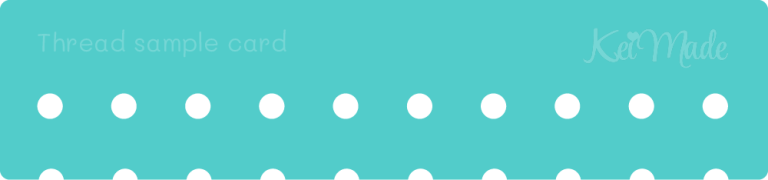 DIY Thread Sample Cards for storing left over threads (free SVG & 3MF ...