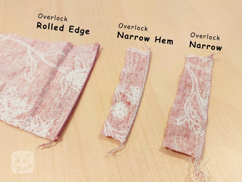 Rolled Edge vs. Narrow Hem vs. Narrow: Baby Lock's 3-Thread Overlock ...