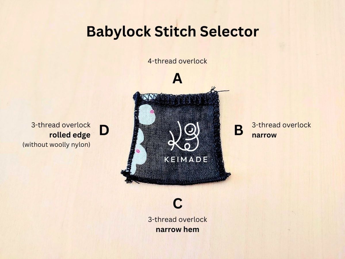 Rolled Edge vs. Narrow Hem vs. Narrow: Baby Lock's 3-Thread Overlock ...