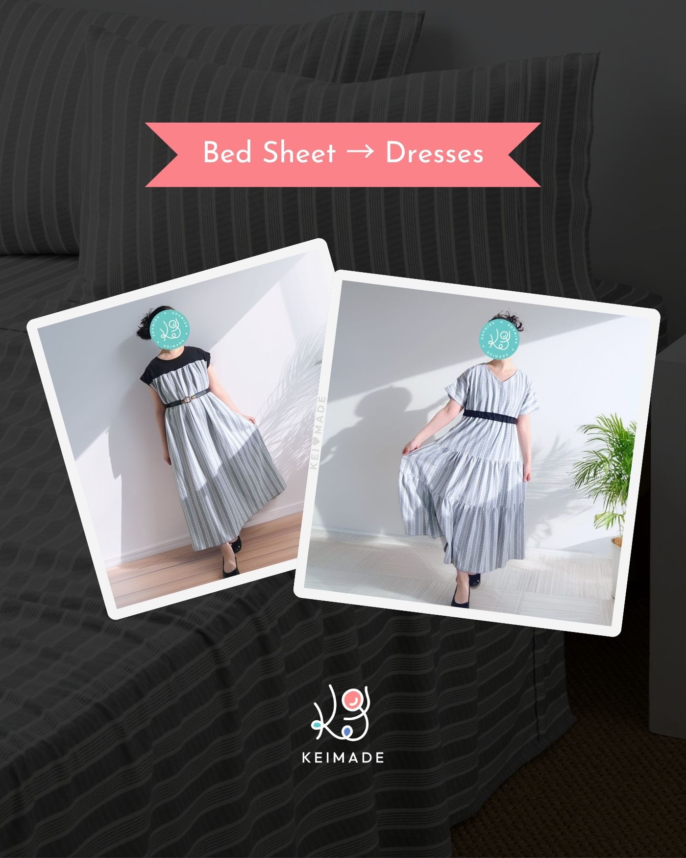 Sheet Happens: Sewing Dresses from a Single Bed Sheet - KeiMade Blog ...
