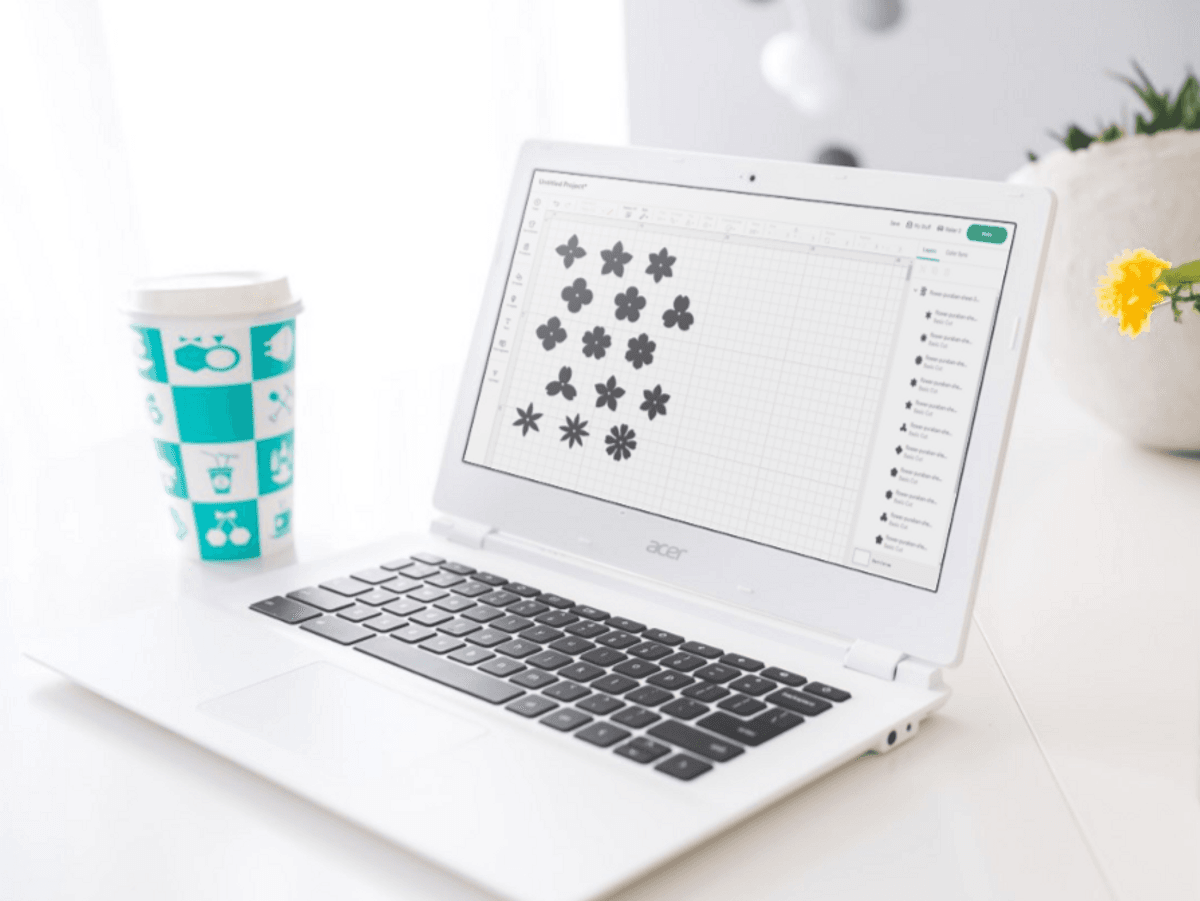 [PDF & SVG] Assorted Flower Templates for Shrink Art Jewellery ...